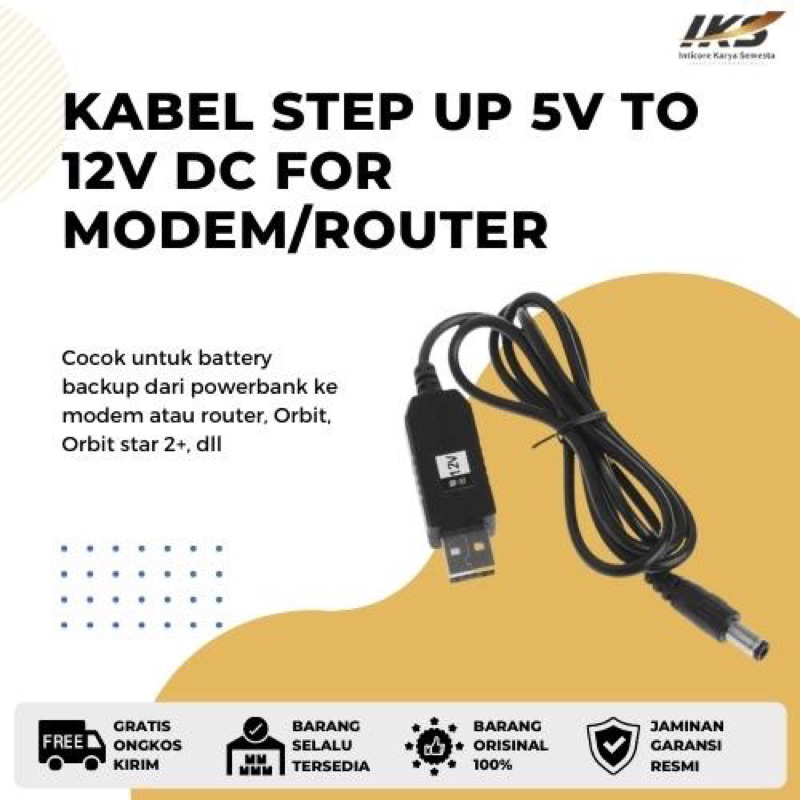 Jual Kabel Step Up Converter 5V ke 12V | Shopee Indonesia