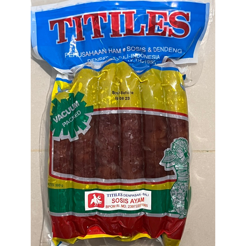 Jual Sosis Ayam Titiles Bali 500 gr | Shopee Indonesia