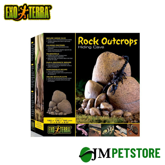 Jual Hiding Cave Exoterra Rock Outcrops Small Goa Tempat Sembunyi ...