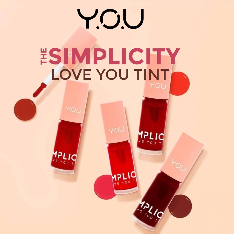 Jual Y.O.U The Simplicity Love You Tint ( Lip Tint ) YOU | Shopee Indonesia