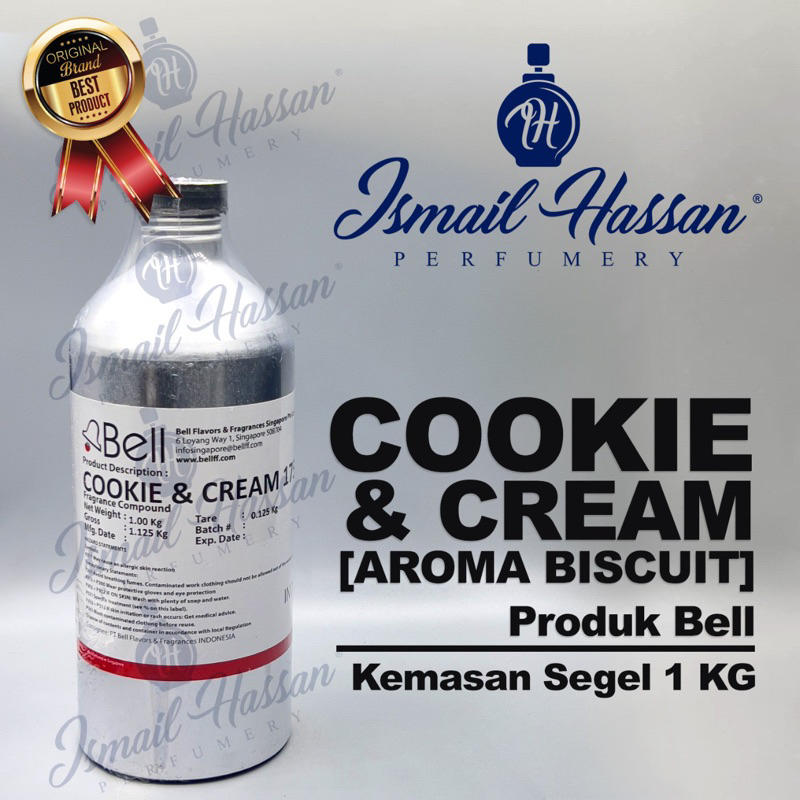 Jual Bibit/Biang Parfum Cookie & Cream Produk BELL Packing Segel 1Kg ...