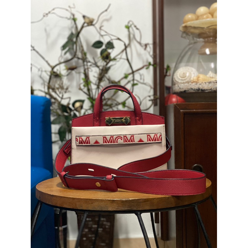 Jual Tas MCM Merah / Red | Shopee Indonesia