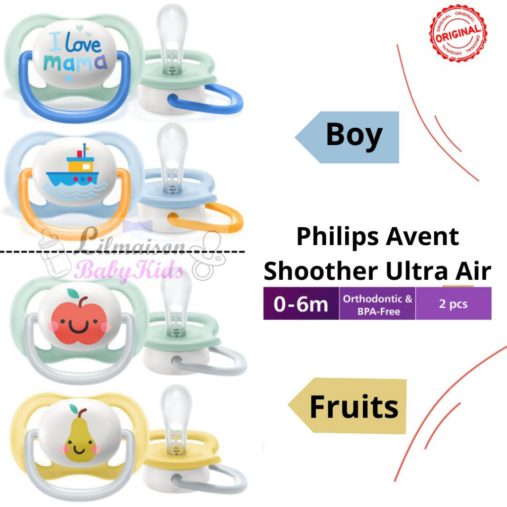 Jual [LILMAISON] Philips Avent Soother Ultra Air Pacifier Happy ...