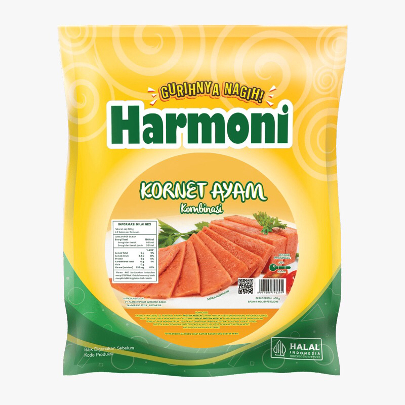 Jual harmoni kornet ayam 450 gr | Shopee Indonesia