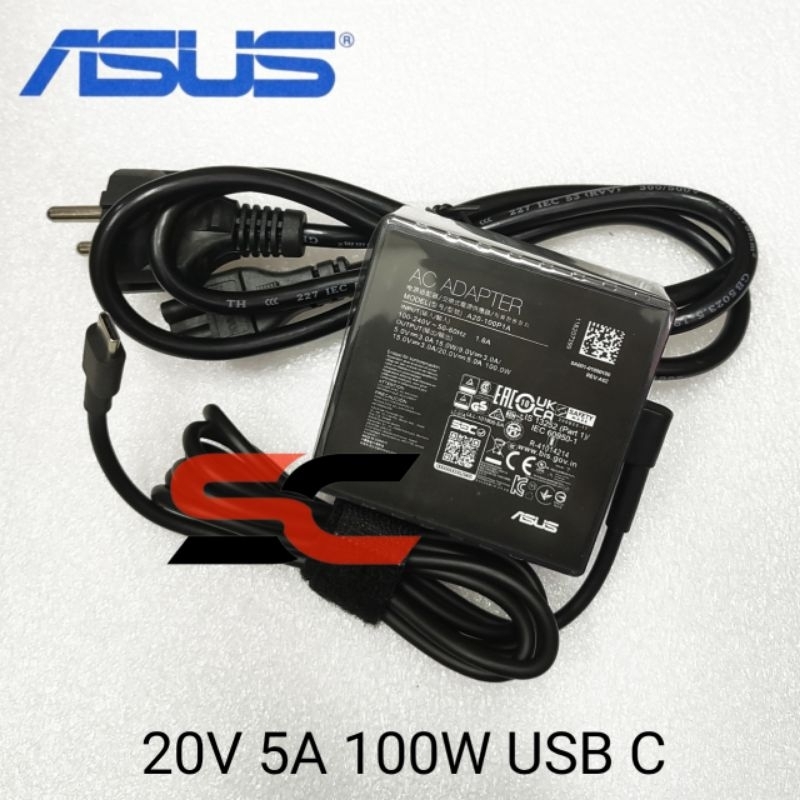 Jual Adapter Charger Asus ROG Flow X13 GV301 GV301QH Z13 A20-100P1A 20V ...
