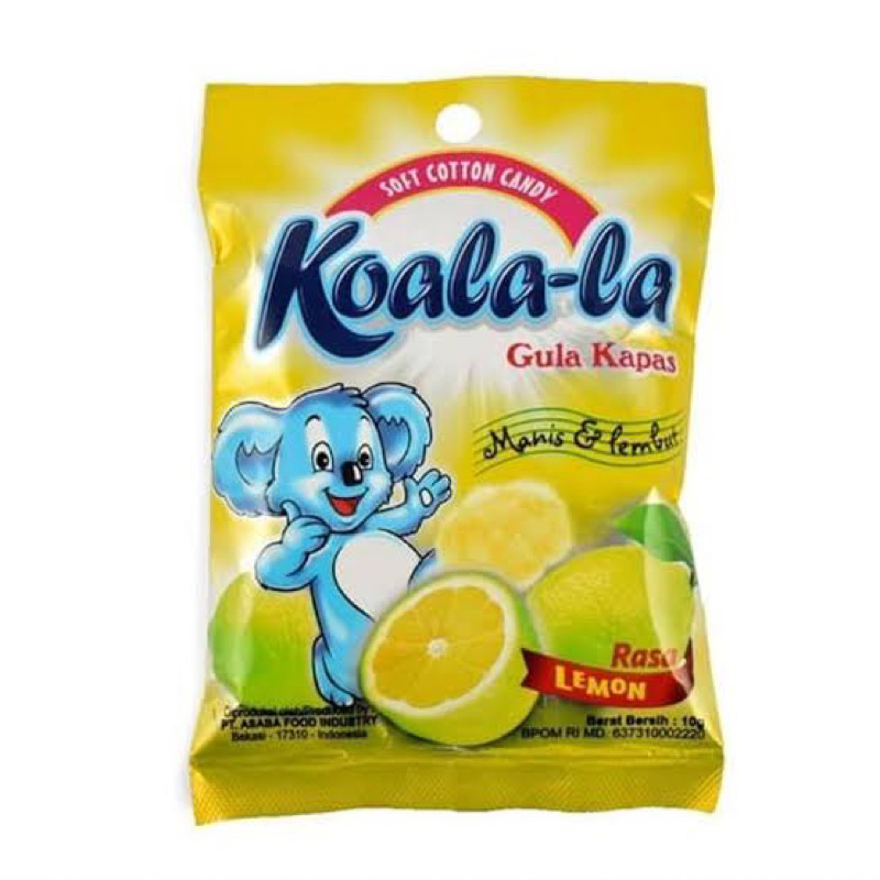 Jual KOALA PERMEN KAPAS RASA LEMON | Shopee Indonesia