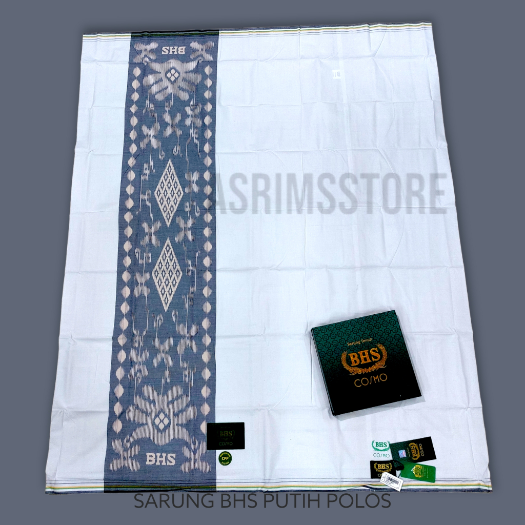 Jual Sarung BHS Cosmo Gold Warna Putih Produk Original Istimewa ...