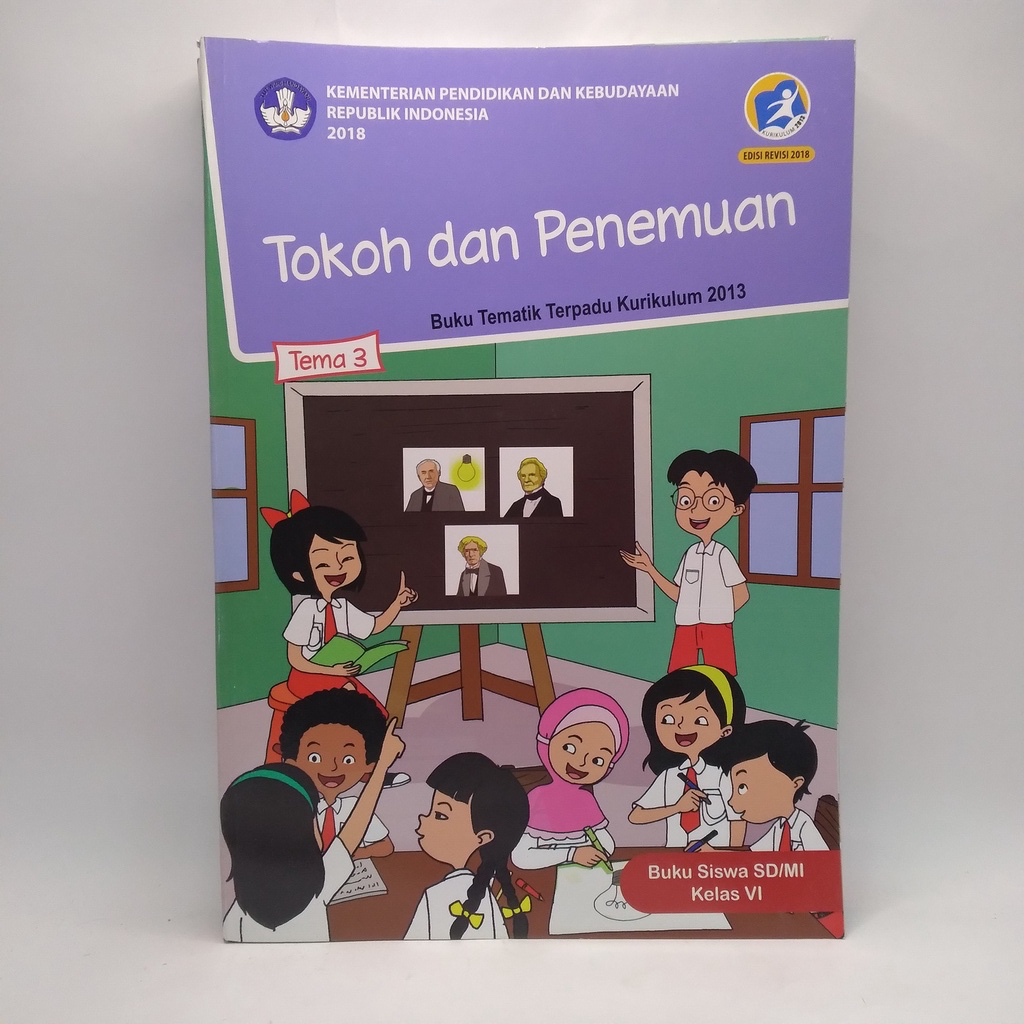 Jual BUKU TEMATIK TERPADU KURIKULUM 2013 UNTUK SD/MI KELAS 6 TEMA 3 (TOKOH DAN PENEMUAN ...