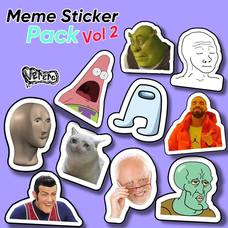 Jual Sticker Meme Vol 2 10 Pcs | Shopee Indonesia
