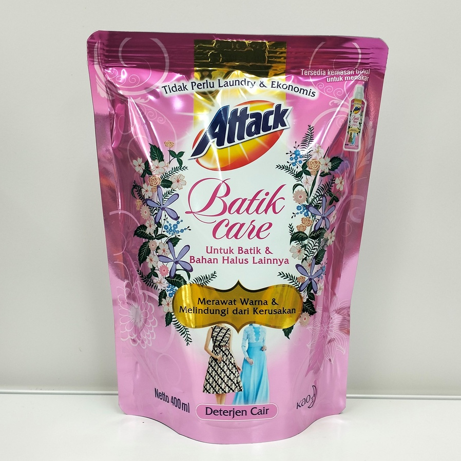 Jual attack batik care deterjent cair refil 400ml | Shopee Indonesia