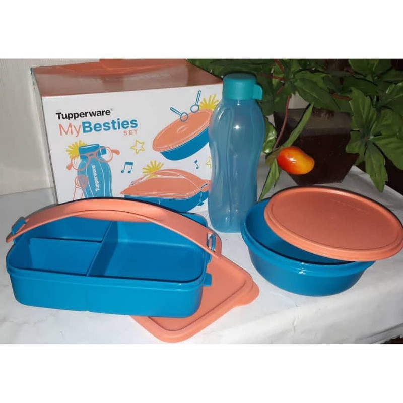 Jual Wadah Tempat Bekal Makan Makanan My Besties Set Tupperware Tuppy ...