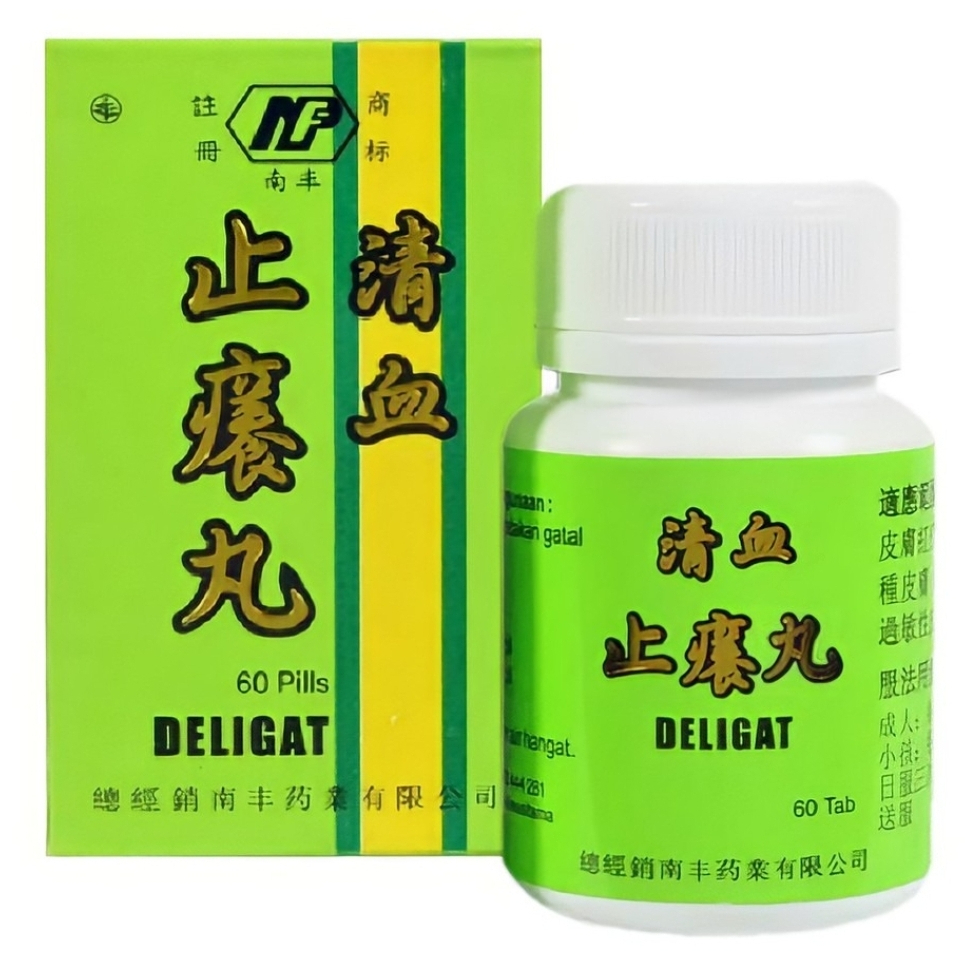 Jual DELIGAT Ce Yang Yen 60 Pil ~ untuk Mengatasi Gatal Kulit..Masalah ...