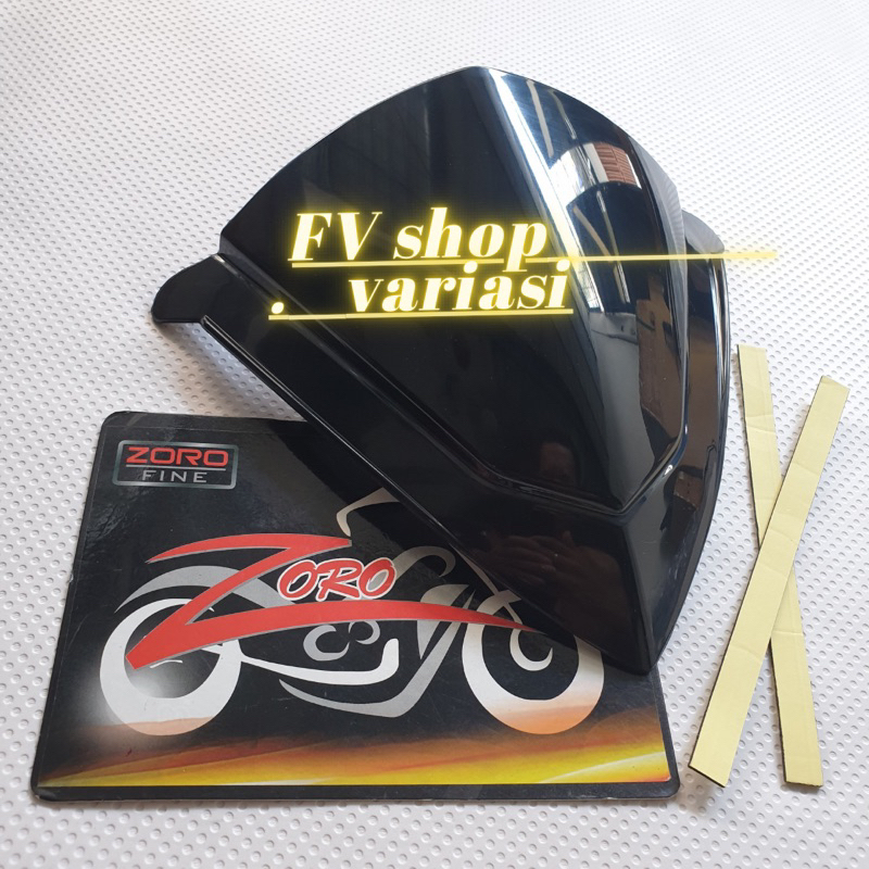 Jual Visor vario techno old 125 karbon & hitam kilap merek Zoro import ...