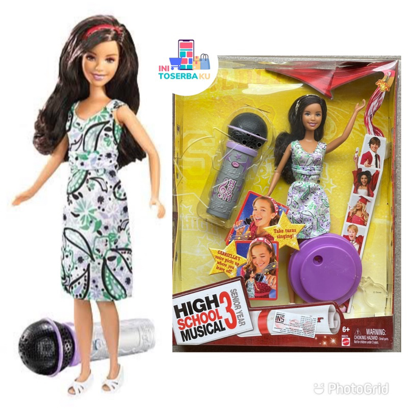Jual BARBIE DOLL HIGH SCHOOL MUSICAL SING TOGETHER GABRIELLA / MAINAN ...