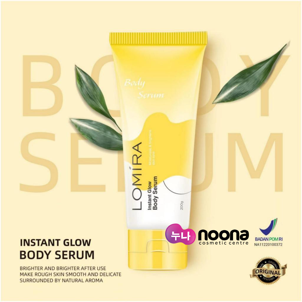 Jual LOMIRA INSTANT GLOW BODY SERUM 200GR | Shopee Indonesia