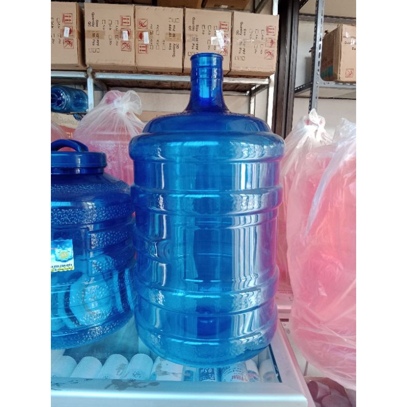 Jual GALON AIR MINUM ISI ULANG PET SUPER warna biru Ukuran 19 Liter ...