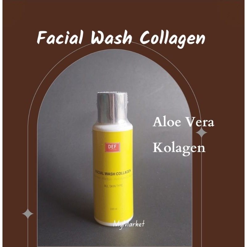 Jual DEF FACIAL WASH COLLAGEN Sabun Kolagen | Shopee Indonesia
