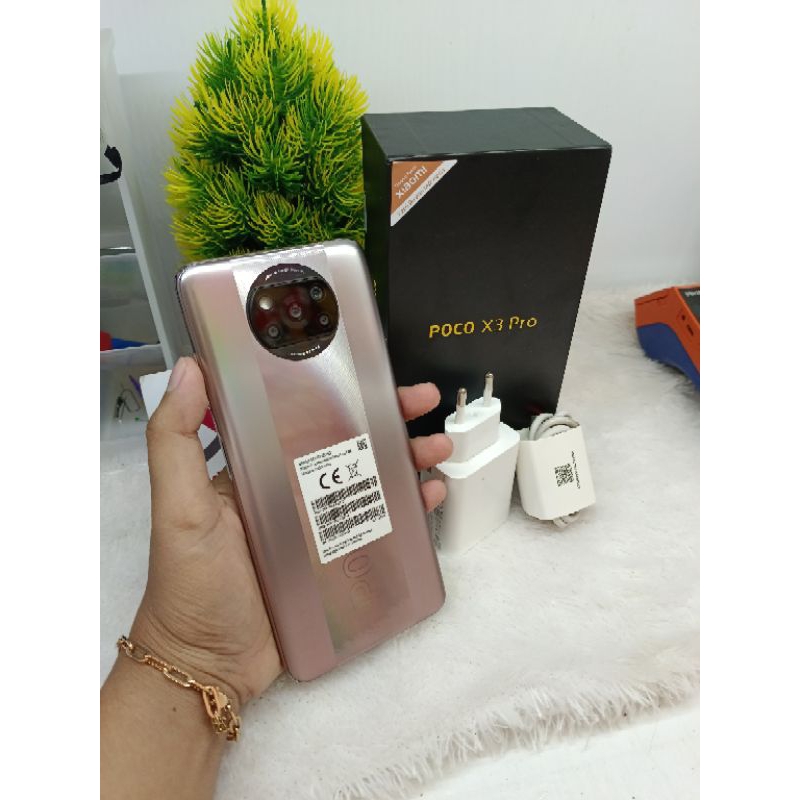 Jual pocco x3 pro 6/128 gb NFC like new fullset original | Shopee Indonesia