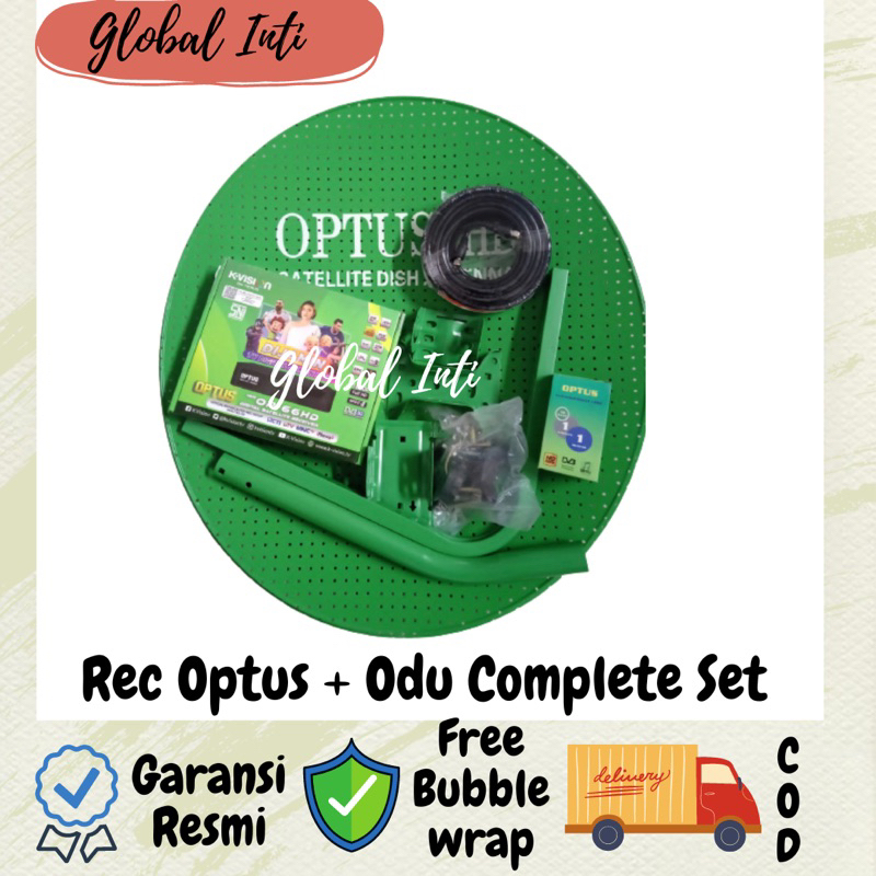 Jual Receiver Optus op66 + Odu Parabola Mini Lengkap | Shopee Indonesia