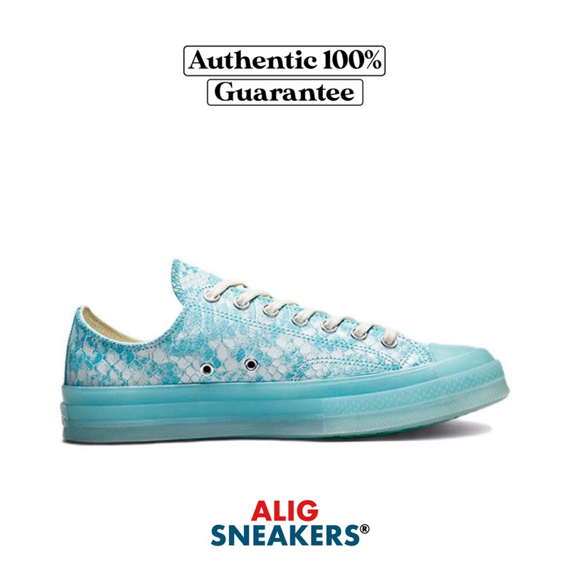 Jual CONVERSE X GOLF WANG CHUCK TAYLOR 70S LOW BLUE PYTHON / PINK ...