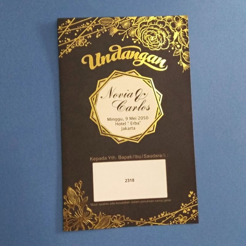 Jual Undangan Erba 2318 BACA DESKRIPSI | Shopee Indonesia