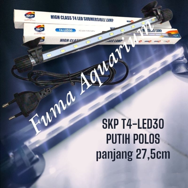 Jual Lampu Celup Aquarium T4-LED30 Hiro Pro SKP Putih,Merah/Pink,Putih ...