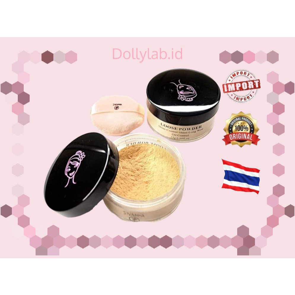 Jual SIVANNA COLORS Loose Powder Shine Control Sheer Long Wear Oil ...