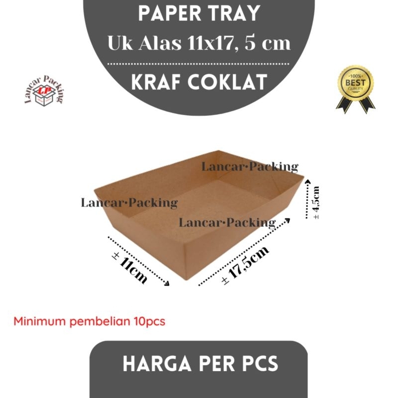 Jual Paper Lunch Tray / Food Paper Tray / Paper Food Tray /Paper Tray ...