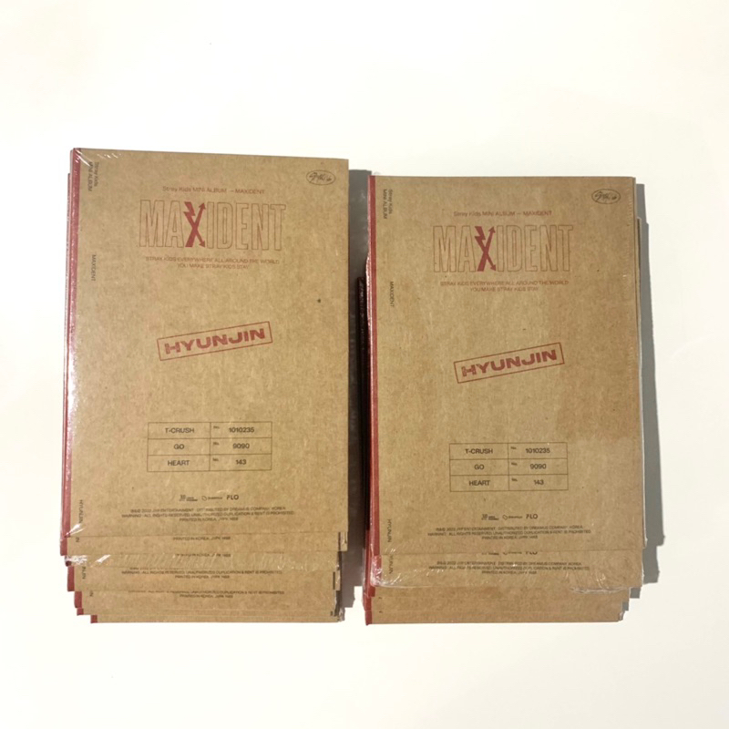 Jual ready stock album paper case sealed maxident stray kids with pob ...