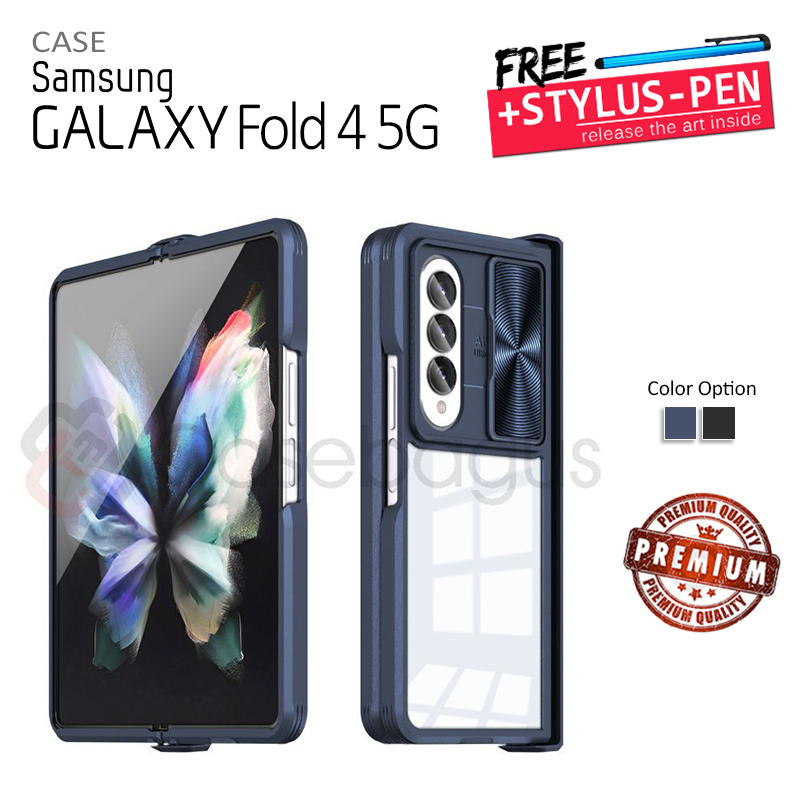 Jual Samsung Galaxy Z Fold 4 Fold4 5G - Transparent Acrylic Case Camera ...