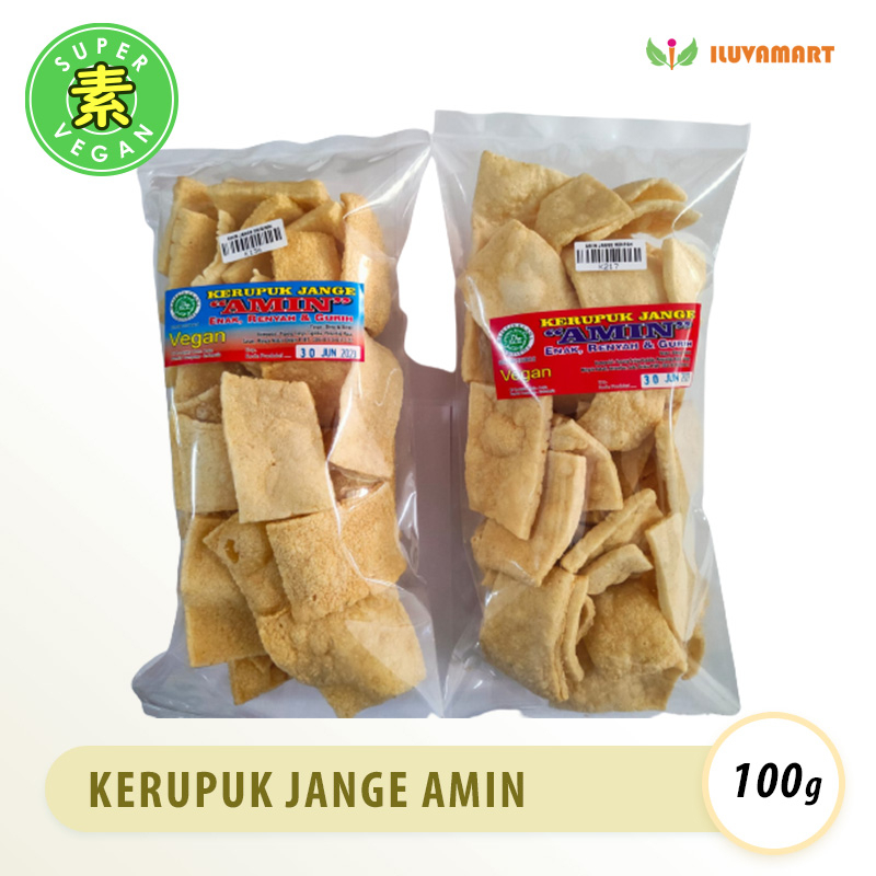 Jual Kerupuk JANGE AMIN VEGAN Enak Renyah Dan Gurih Camilan Tanpa ...