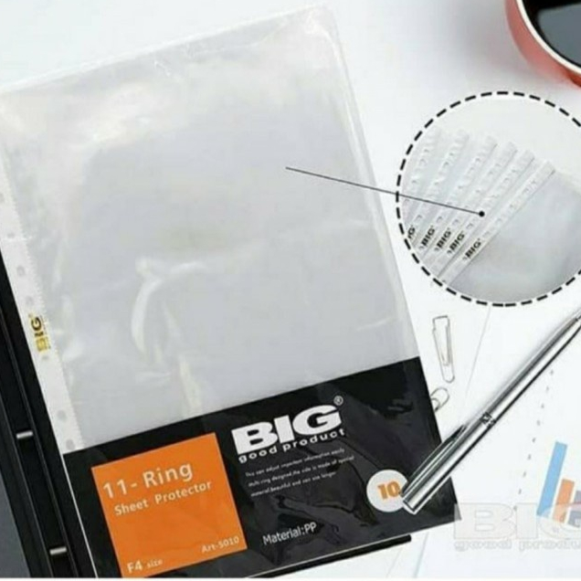 Jual BIG PLASTIK FILE F4 / POCKET FILE BIG F4 5010 ISI 10 SHEET ...