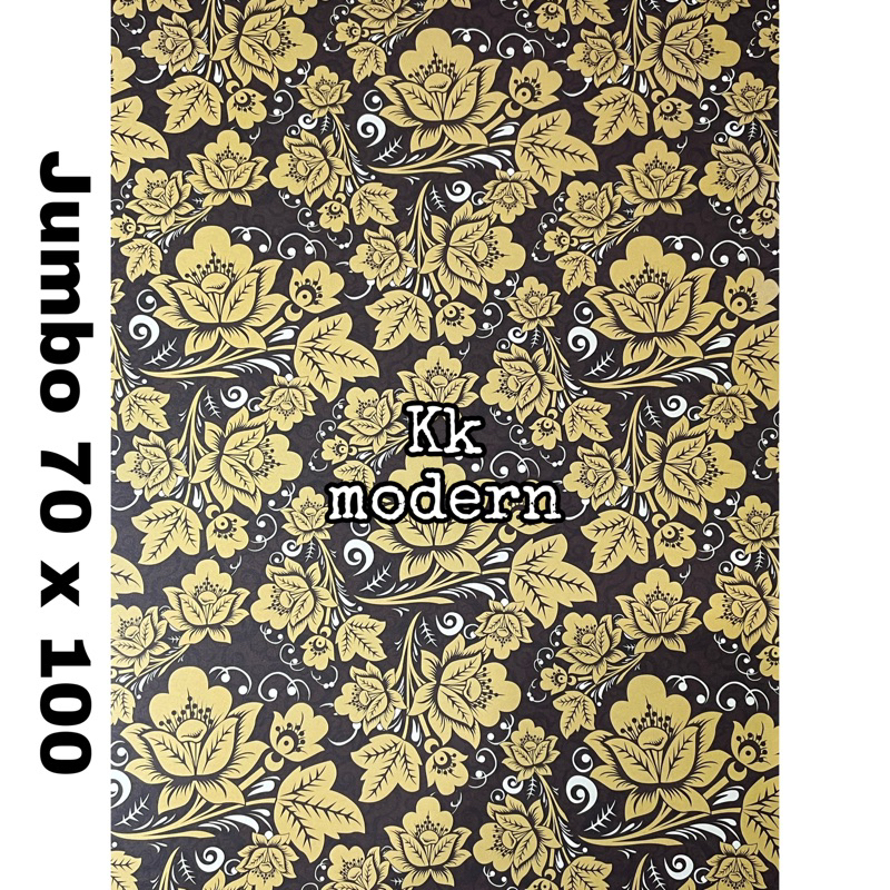 Jual KERTAS KADO JUMBO SANSAN WAWA MOTIF BATIK BUNGA PARIS LONDON ...
