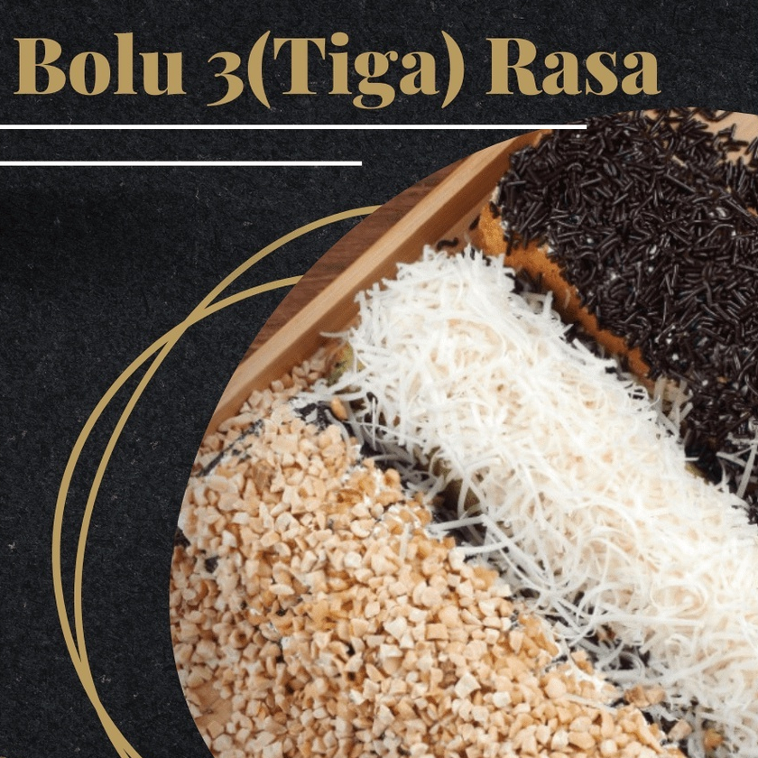 Jual Kue Bolu 3 Tiga Rasa Pandan Keju Coklat Kacang Original Ceres ...