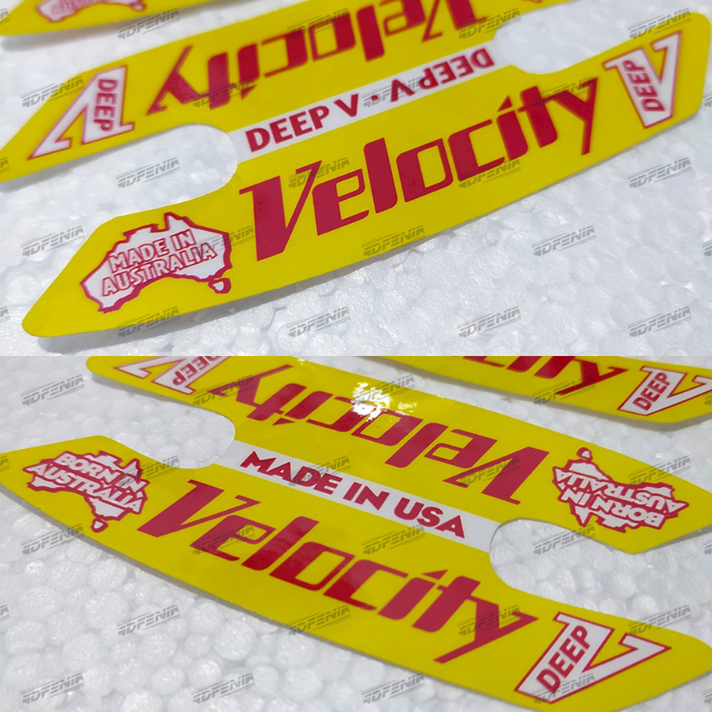 Jual Stiker Decal Rims Velocity Deep V 700c | Shopee Indonesia