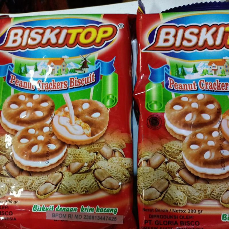 Jual Biskuit peanuts Crrakes 300g(biskitop) | Shopee Indonesia