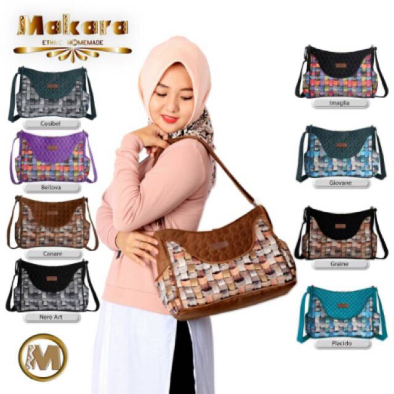 Jual Menghabiskan stoj Tas selempang unik etnik makara graine 100%ORI ...