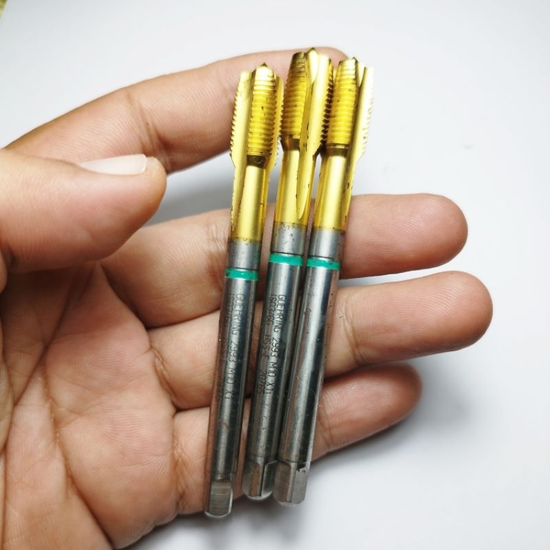 Jual Hand Tap Drat M10X1 Guhring Second Panjang M10X1.0 Hand Tap Drat ...