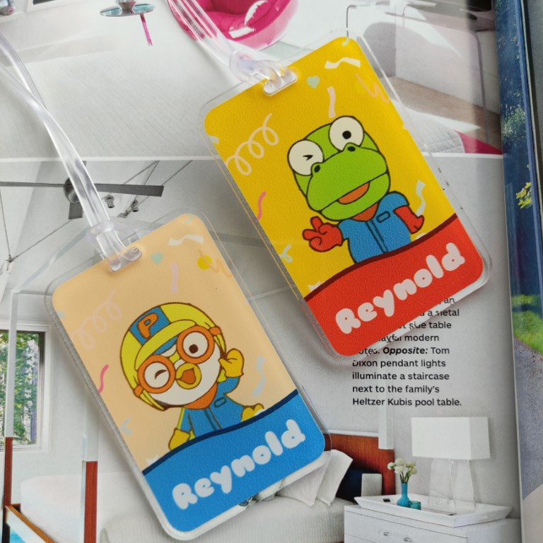 Jual LUGGAGE TAG PORORO / BAG TAG PORORO/ GANTUNGAN TAS PORORO AND ...