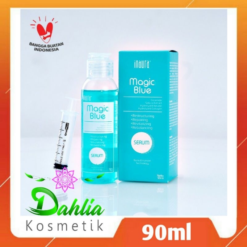 Jual Inaura Magia Blue Serum Magic 90ml Perawatan Rambut | Shopee Indonesia