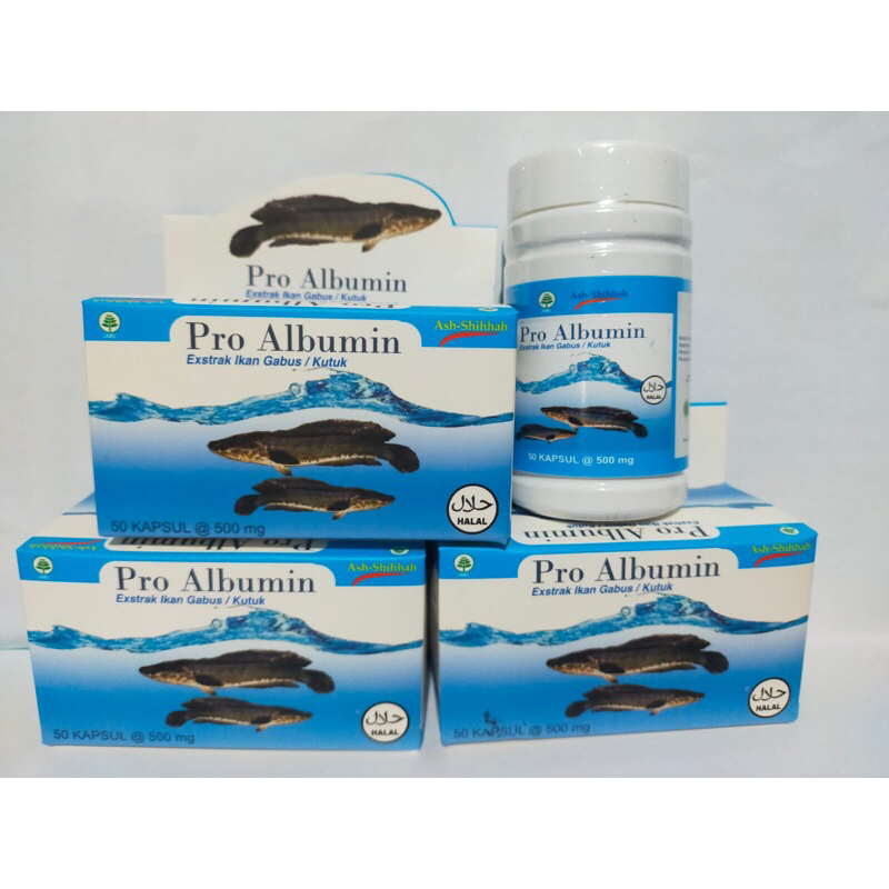 Jual PRO ALBUMIN KAPSUL EKSTRAK IKAN GABUS 50 KAPSUL | Shopee Indonesia