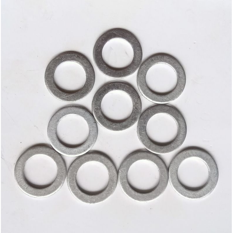Jual Ring oli aluminium M14 / Ring baut tap oli bawah 19 1pcs | Shopee ...