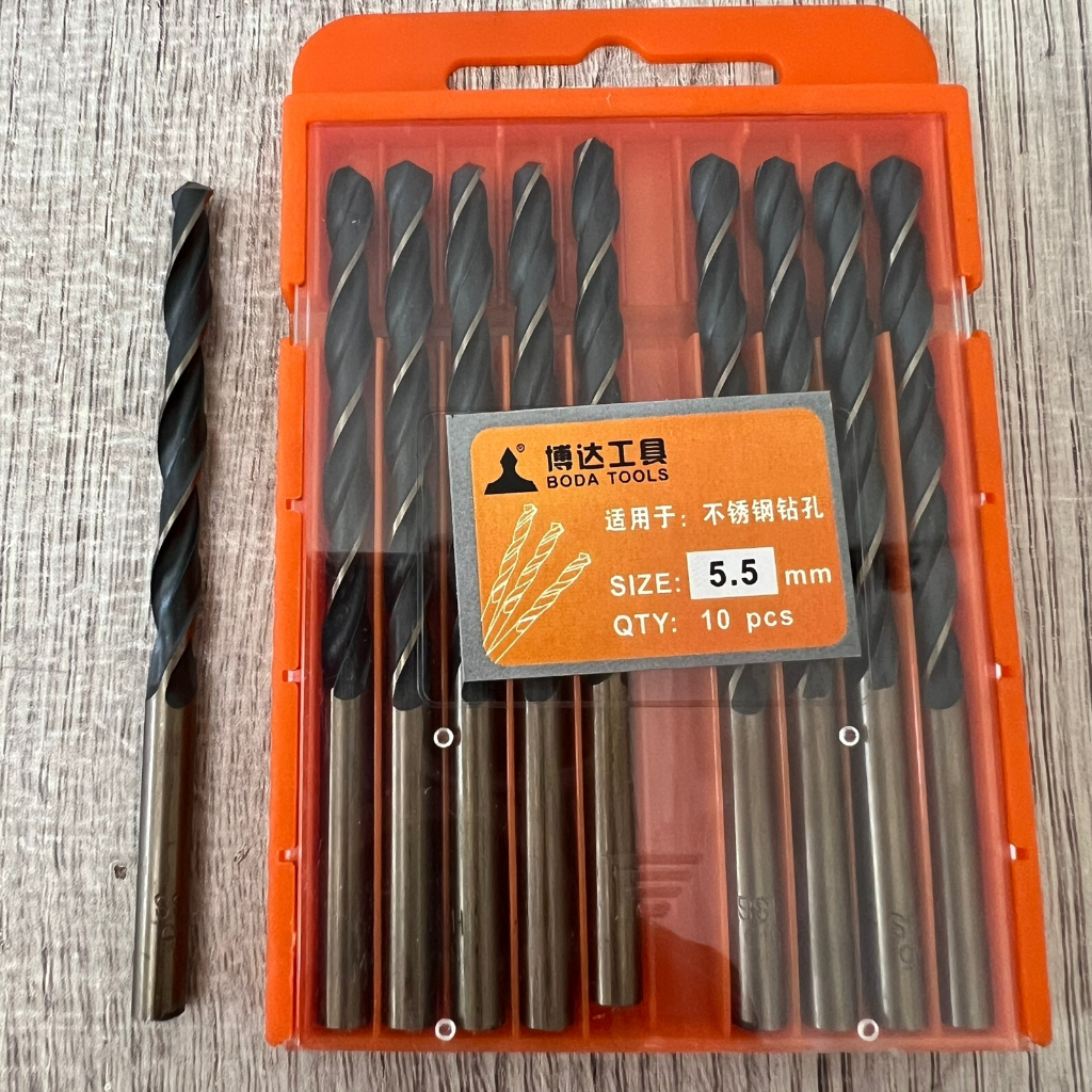 Jual Mata Bor Besi HSS 5,5mm Boda Harga 1 pc | Shopee Indonesia