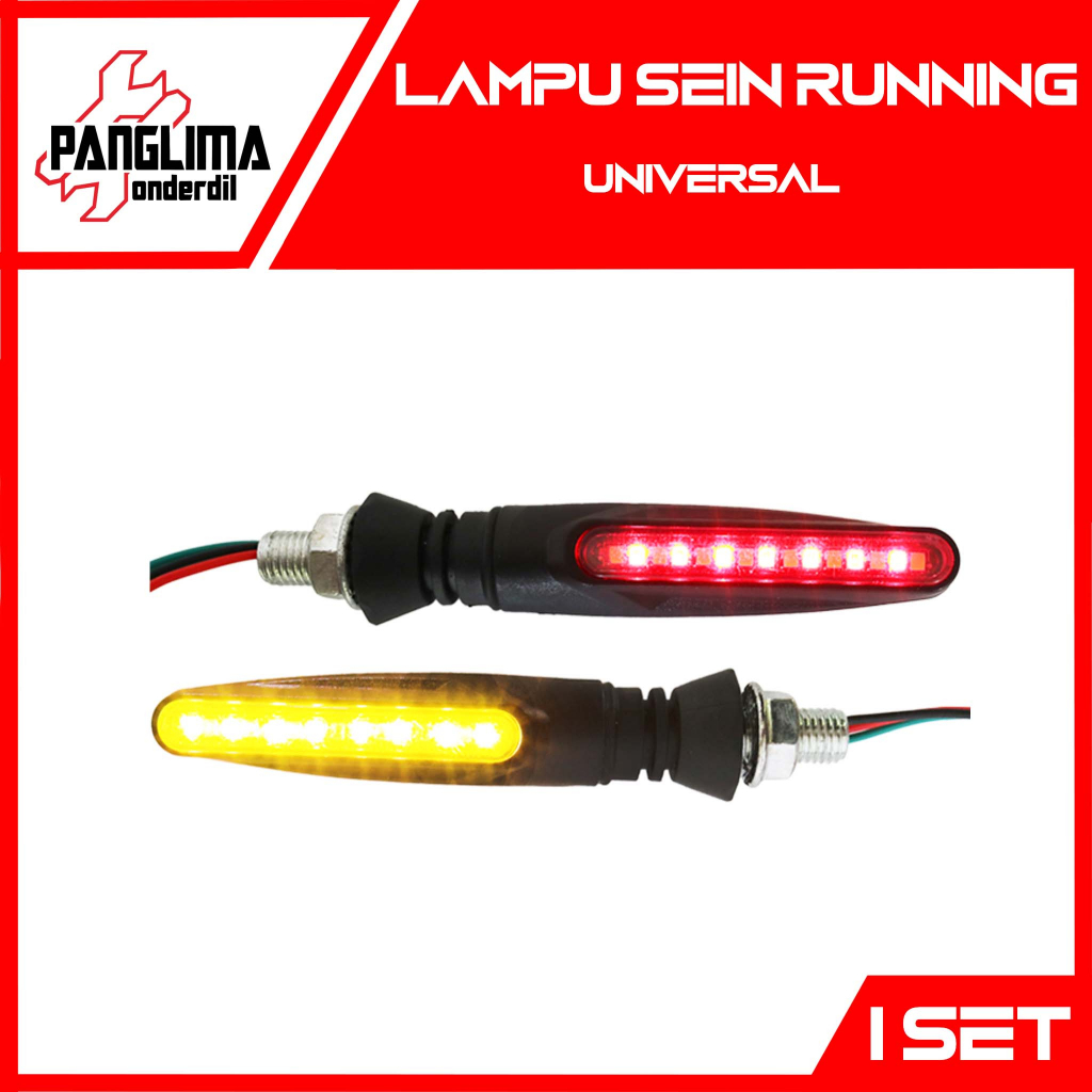 Jual Lampu Sein Assy Running LED Panah lidi 2 Sisi CBR & CB & Vixion & Tiger & Vario 125-150 New ...