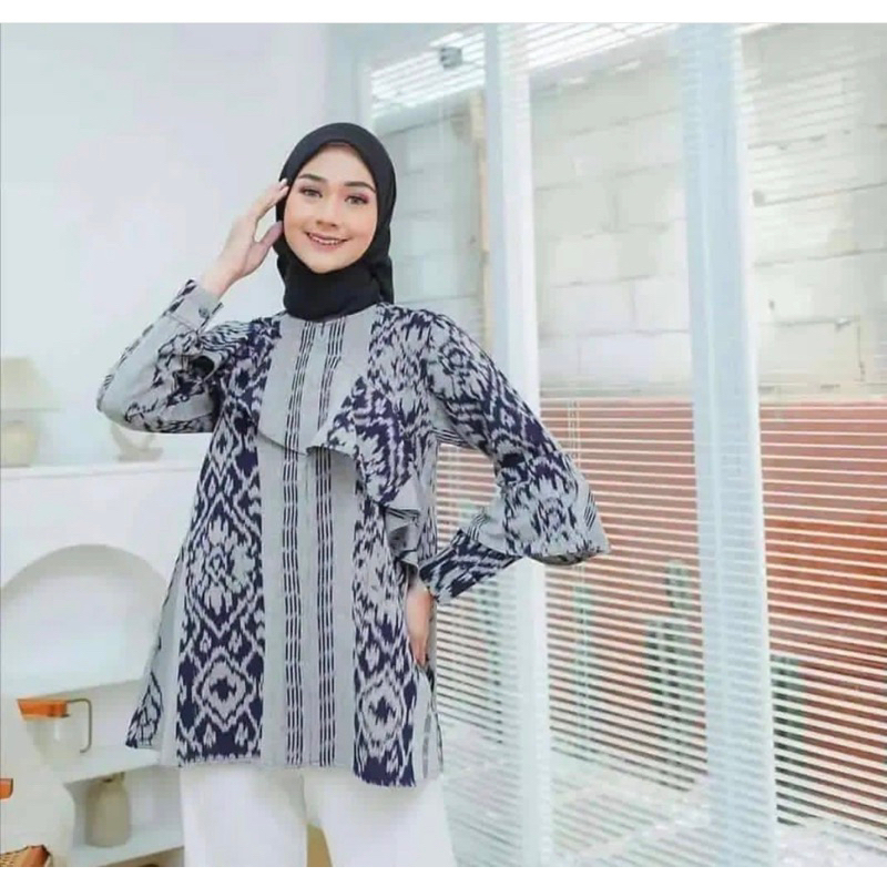 Jual BAJU TENUN ATASAN TENUN BLOUSE TENUN ETNIK JEPARA MOTIF BEST SELLER | Shopee Indonesia