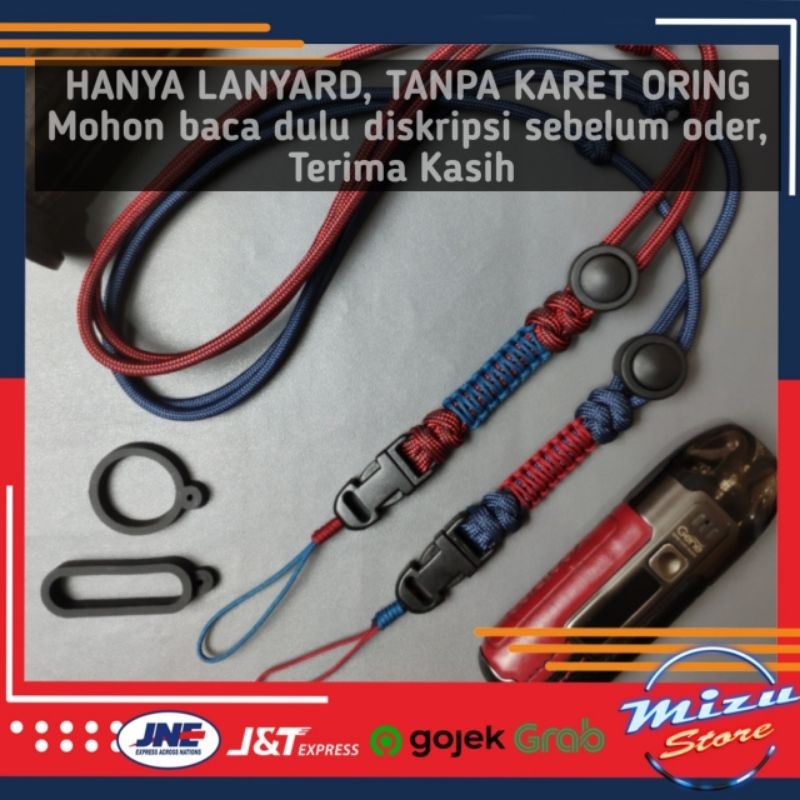 Jual LANYARD HANDPHONE TALI PARACORD/GANTUNGAN ID CARD/NAME TAG ...