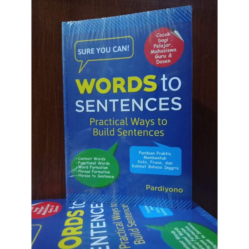 Jual Buku Bahasa - Sure You Can! Words to Sentences : Practical Ways to ...