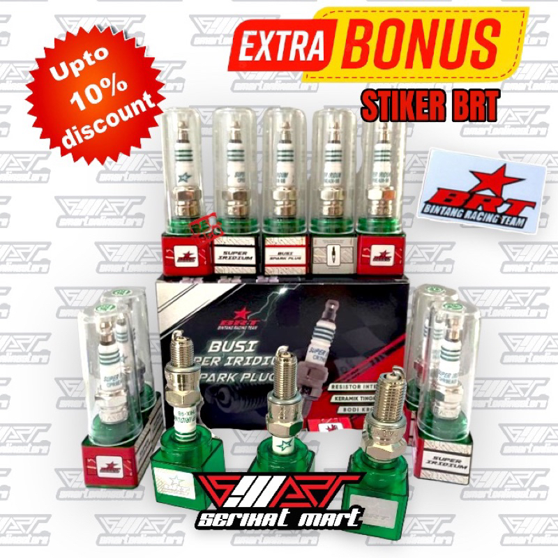 Jual BUSI BRT SUPER IRIDIUM / BUSI IRIDIUM / BUSI RACING BRT | Shopee Indonesia