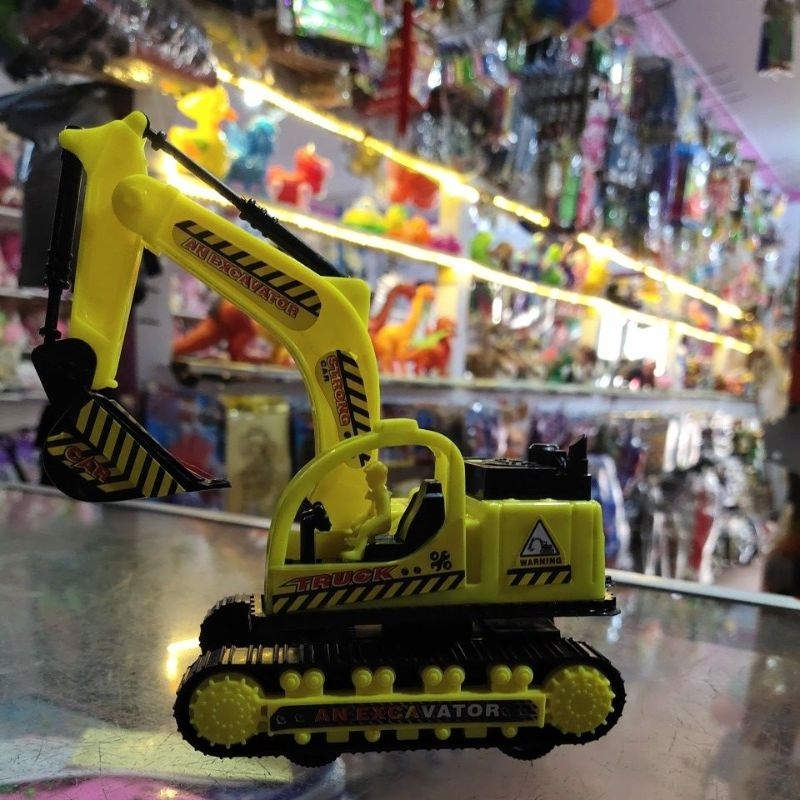 Jual Mainan Anak Mobil Exa Kecil Exavator Excavator Truck Gali Tanah ...