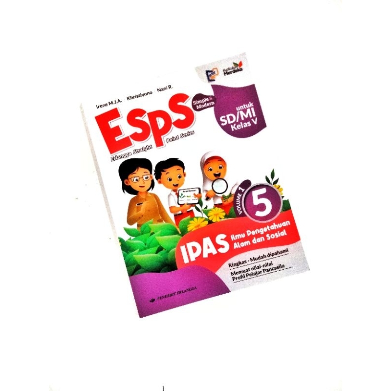 Jual BUKU ESPS IPAS VOLUME 1 KELAS 5 SD/MI KURIKULUM MERDEKA | Shopee Indonesia